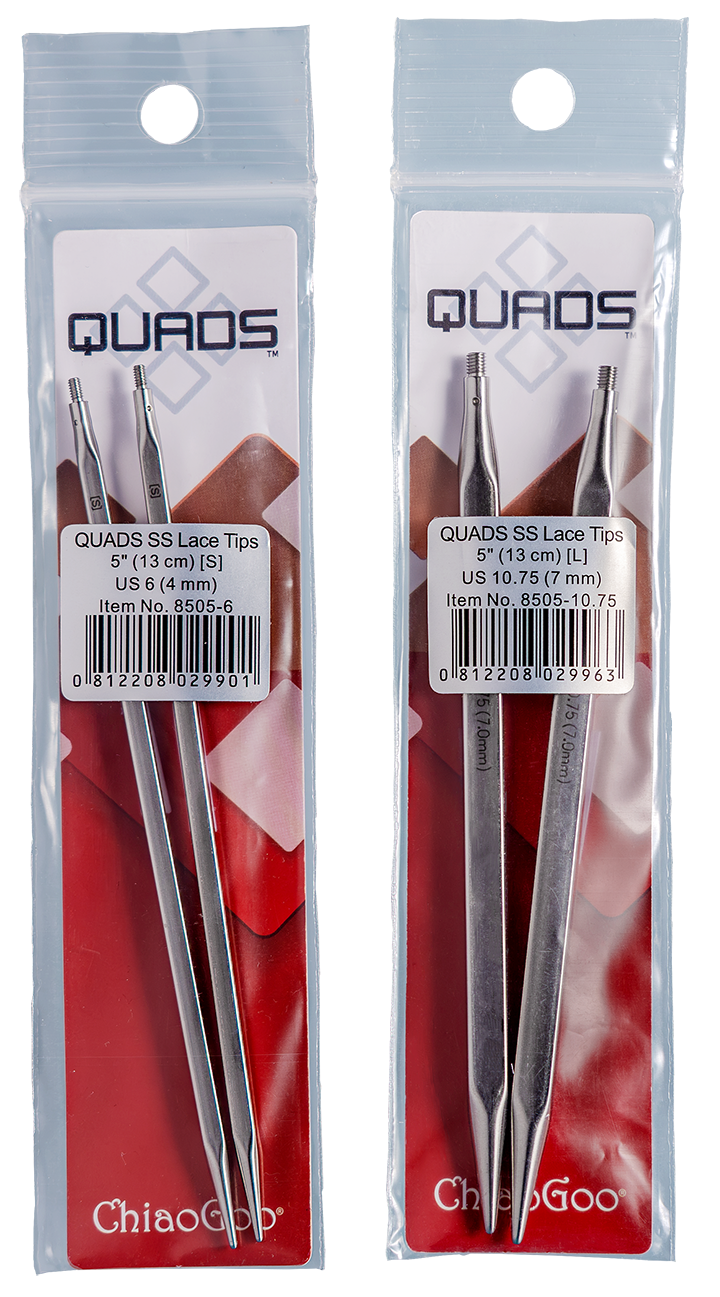 ChiaoGoo QUADS Needle Tips – Great British Yarns