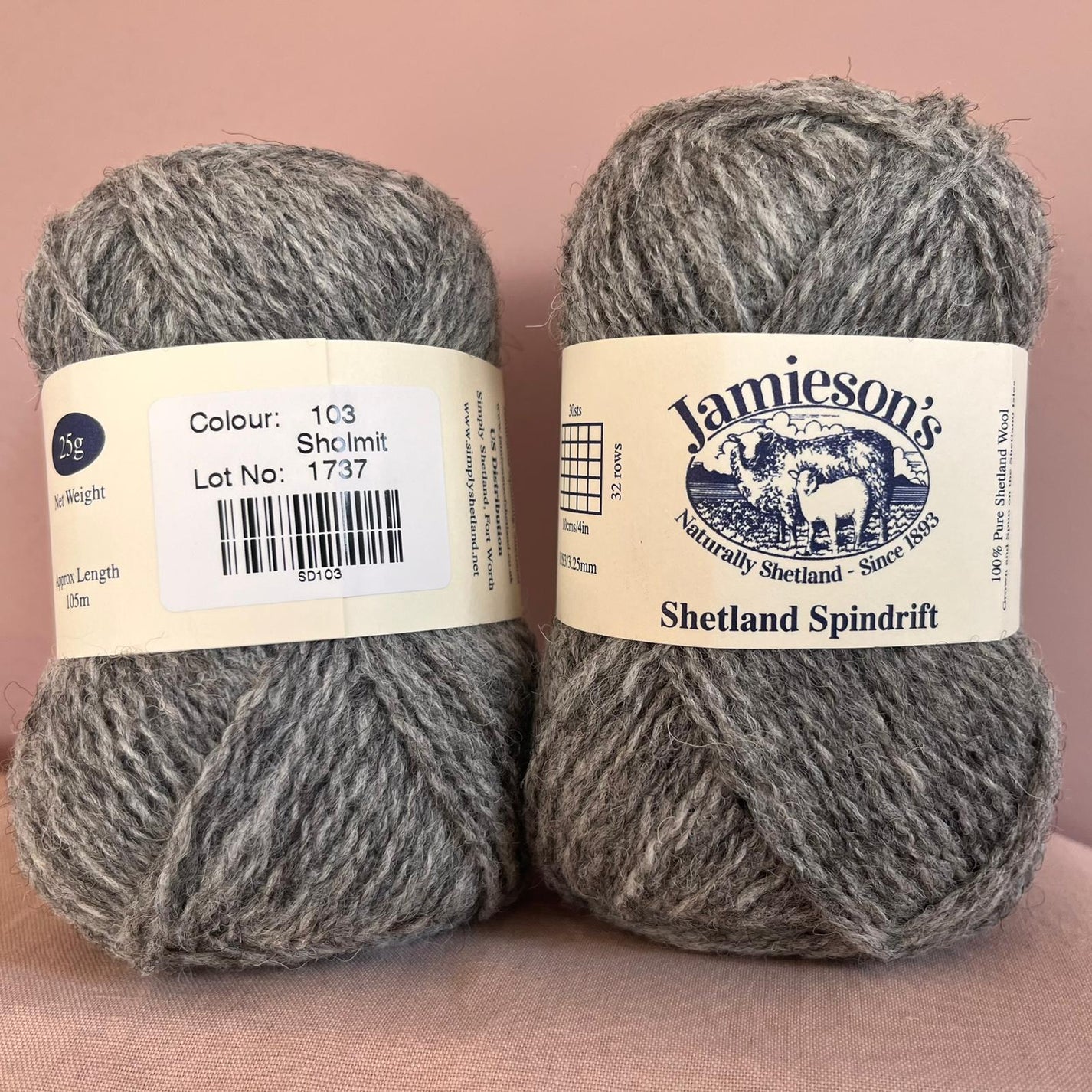 Jamieson's of Shetland Spindrift 101-450 – Great British Yarns